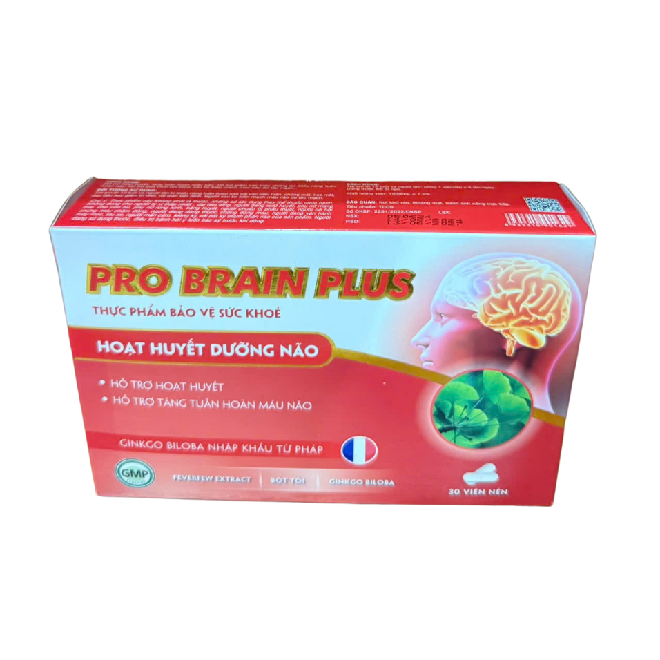 Thực phẩm bảo vệ sức khỏe PRO BRAIN PLUS (30 viên) - Trung Sơn Healthcare